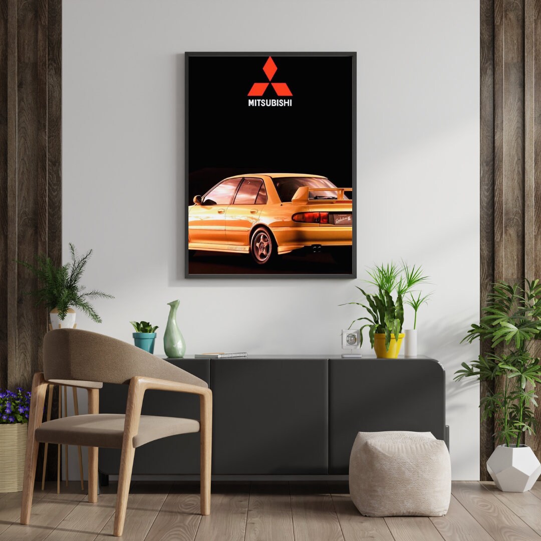 Mitsubishi Lancer Evo 3 Promotional Poster - Etsy