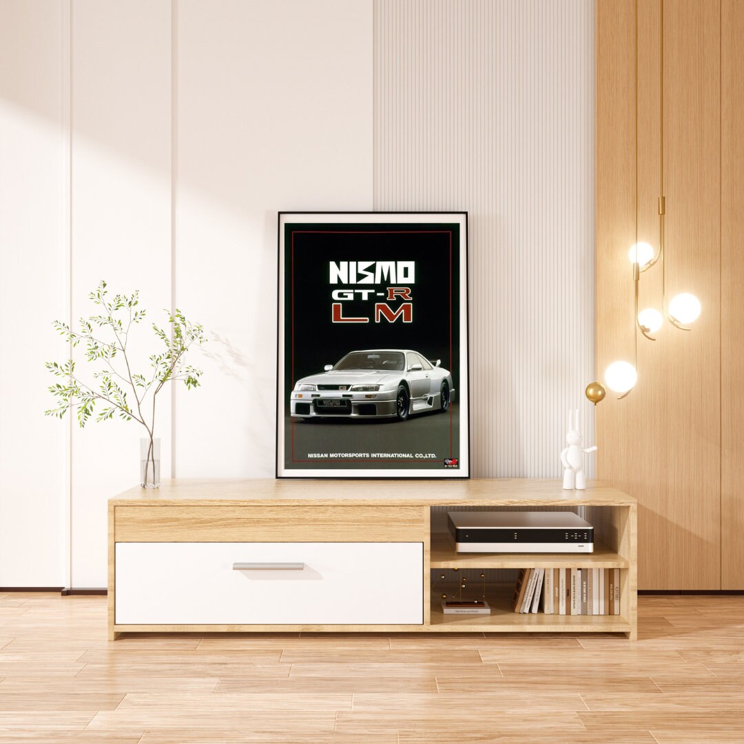 Nismo LM GTR Advertisement Poster (R33 GTR) - Etsy