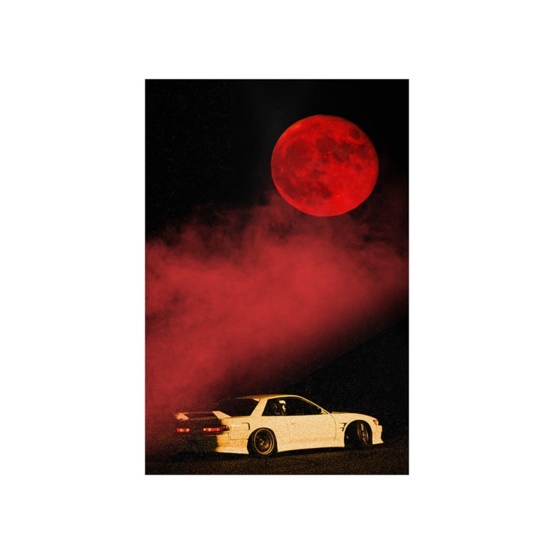 Nissan Silvia S13 Touge Drift Poster Nismo Classic Tuner Print 90s JDM ...