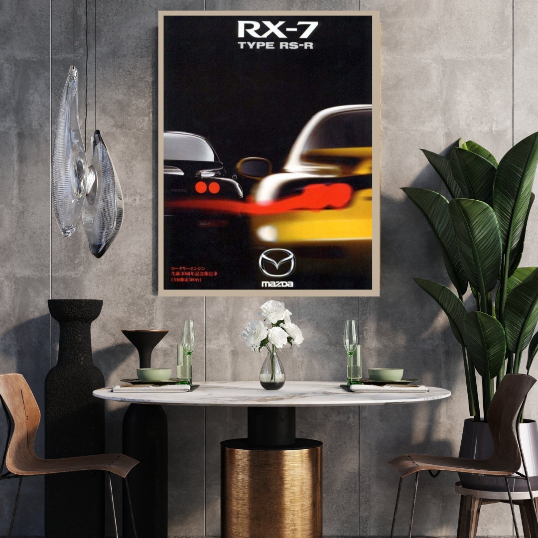 Mazda RX-7 Type R-SR FD Poster Classic Tuner Jdm Print Japanese 90s ...
