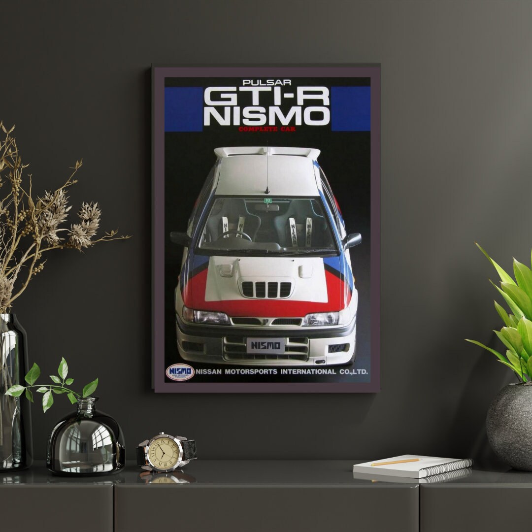 Nissan Pulsar GTI-R Advert Poster Nismo 90s Campaign Print Classic JDM ...