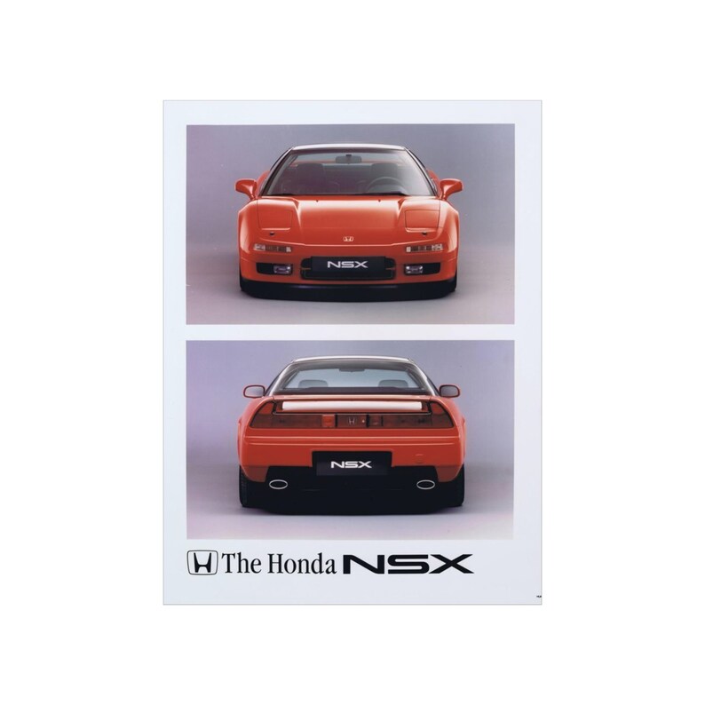 Honda NSX Advertisement Poster - Etsy