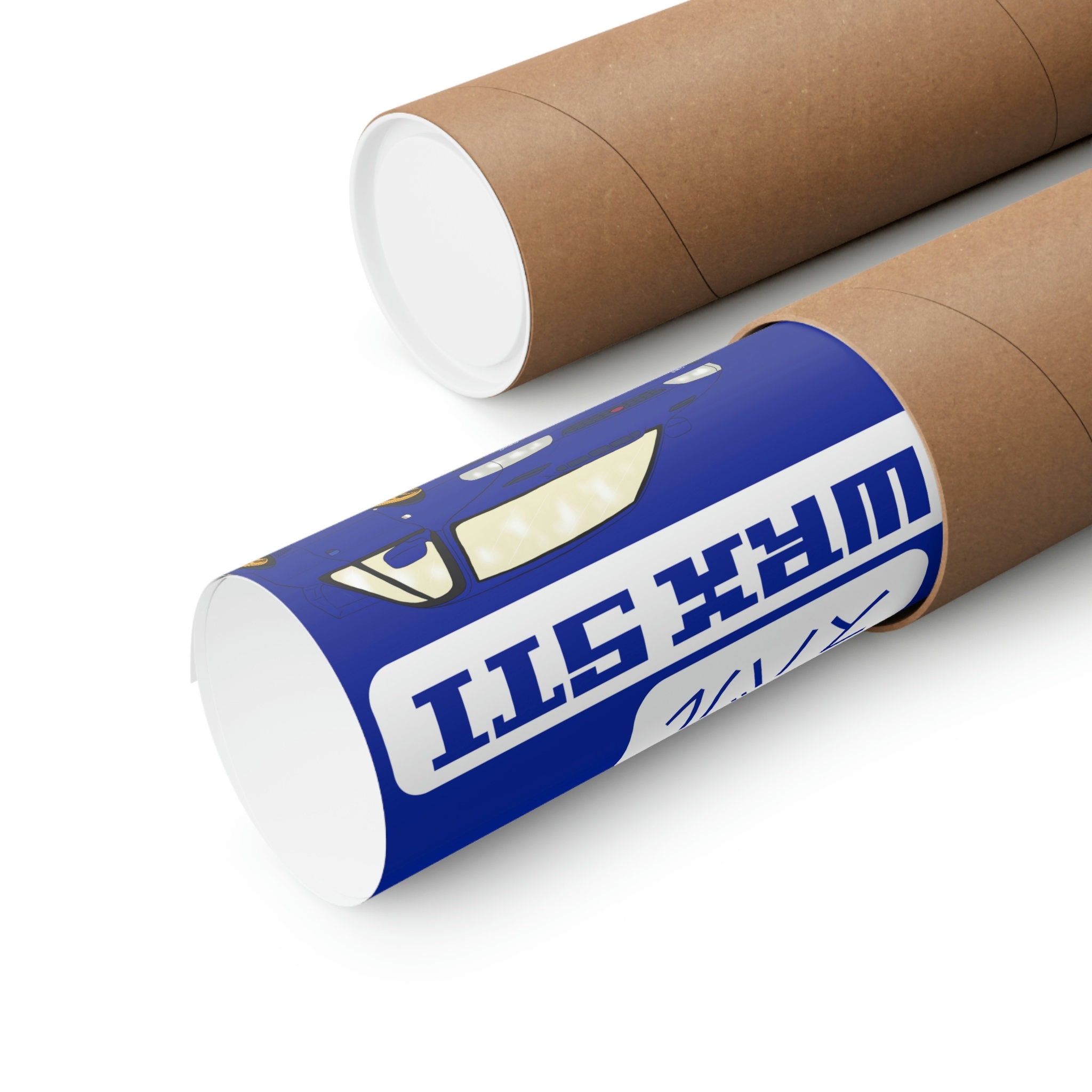 Cartoon Subaru WRX STI Poster - Etsy