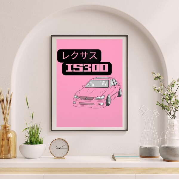 Lexus Is300 Poster - Etsy
