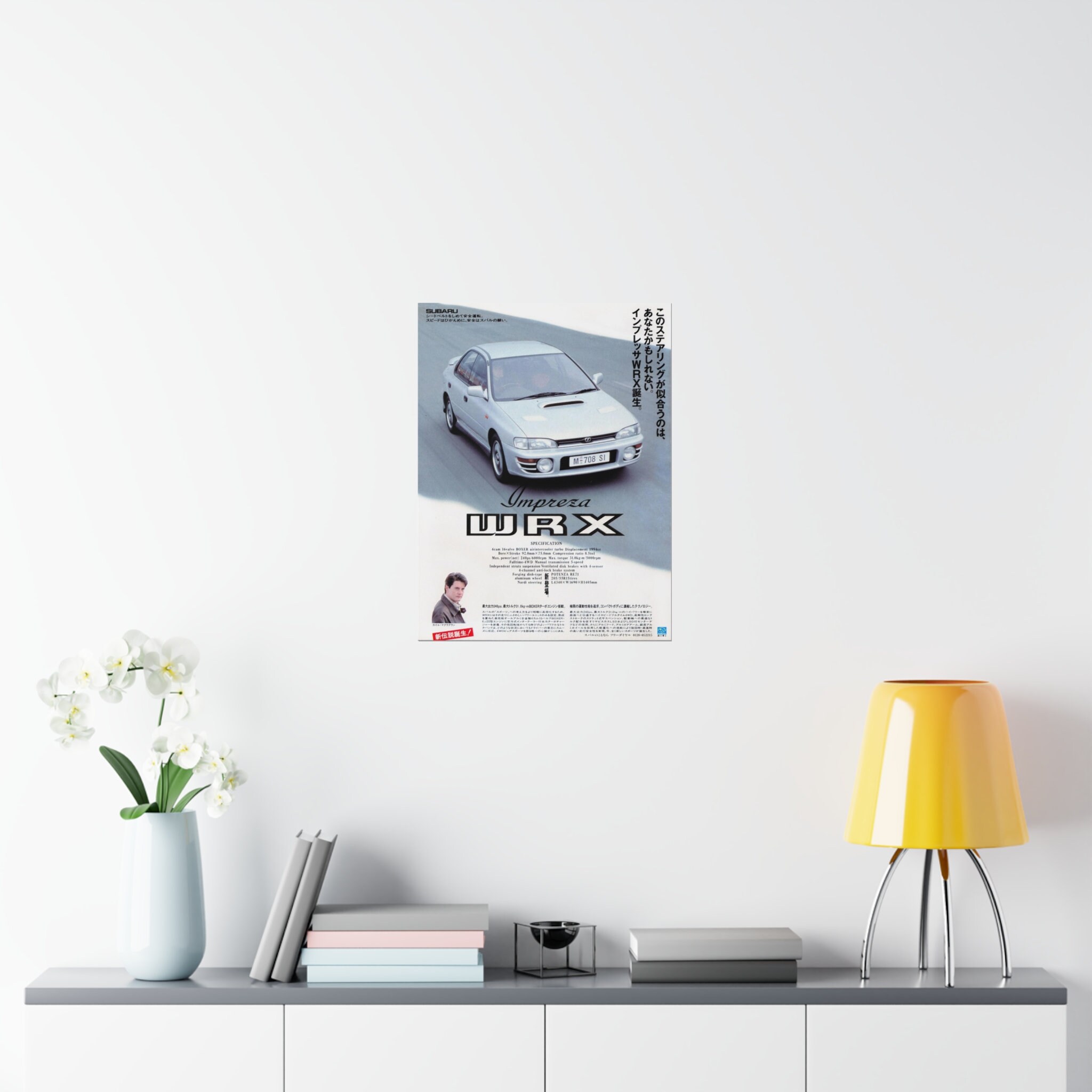 Subaru Impreza WRX Advertisement Poster - Etsy