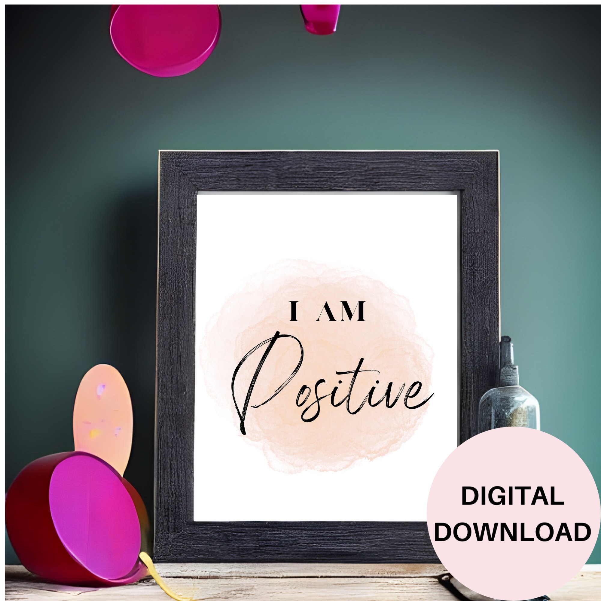 Positive Affirmations Digital, Poster Self Love, Inspirational ...