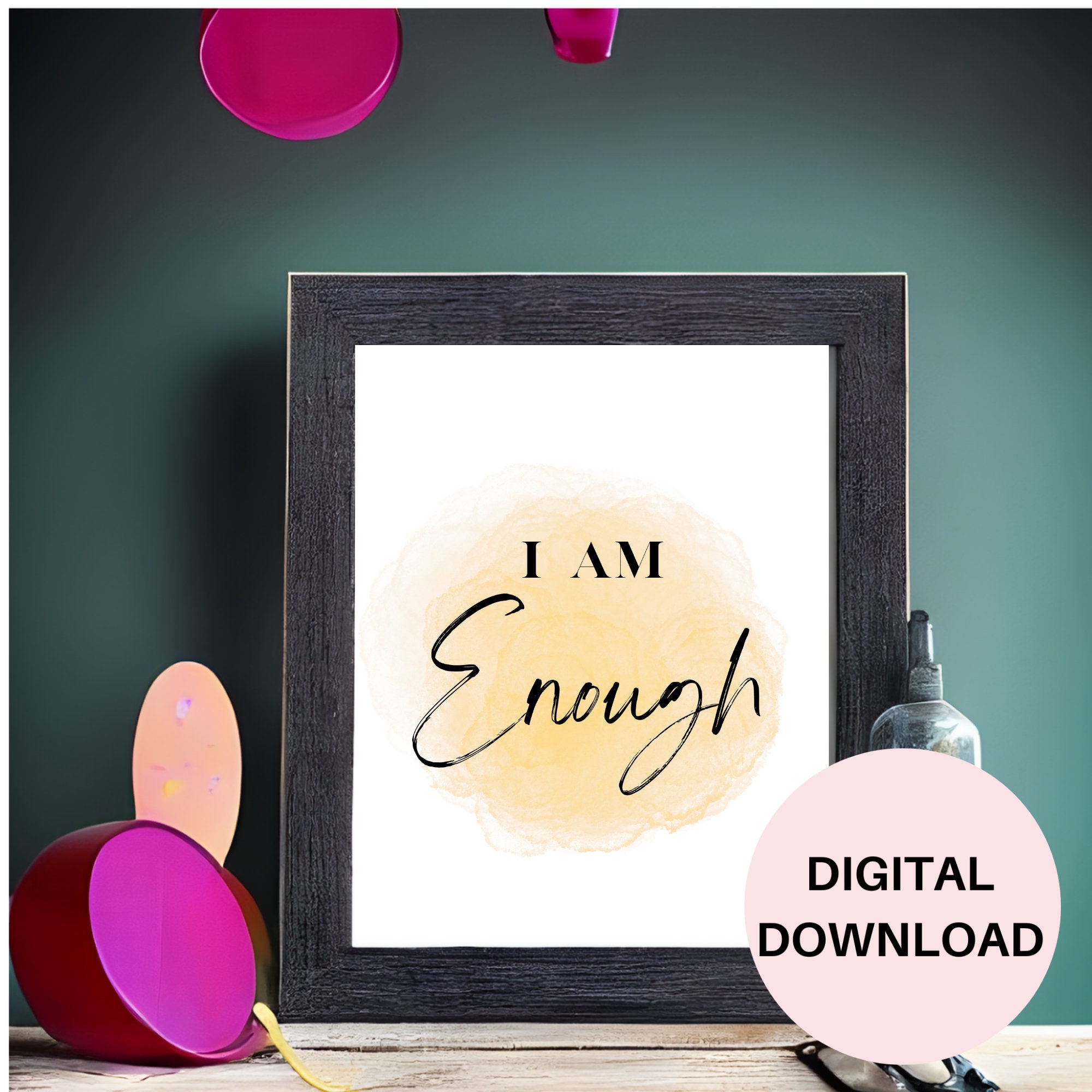 Positive Affirmations Digital, Poster Self Love, Inspirational ...