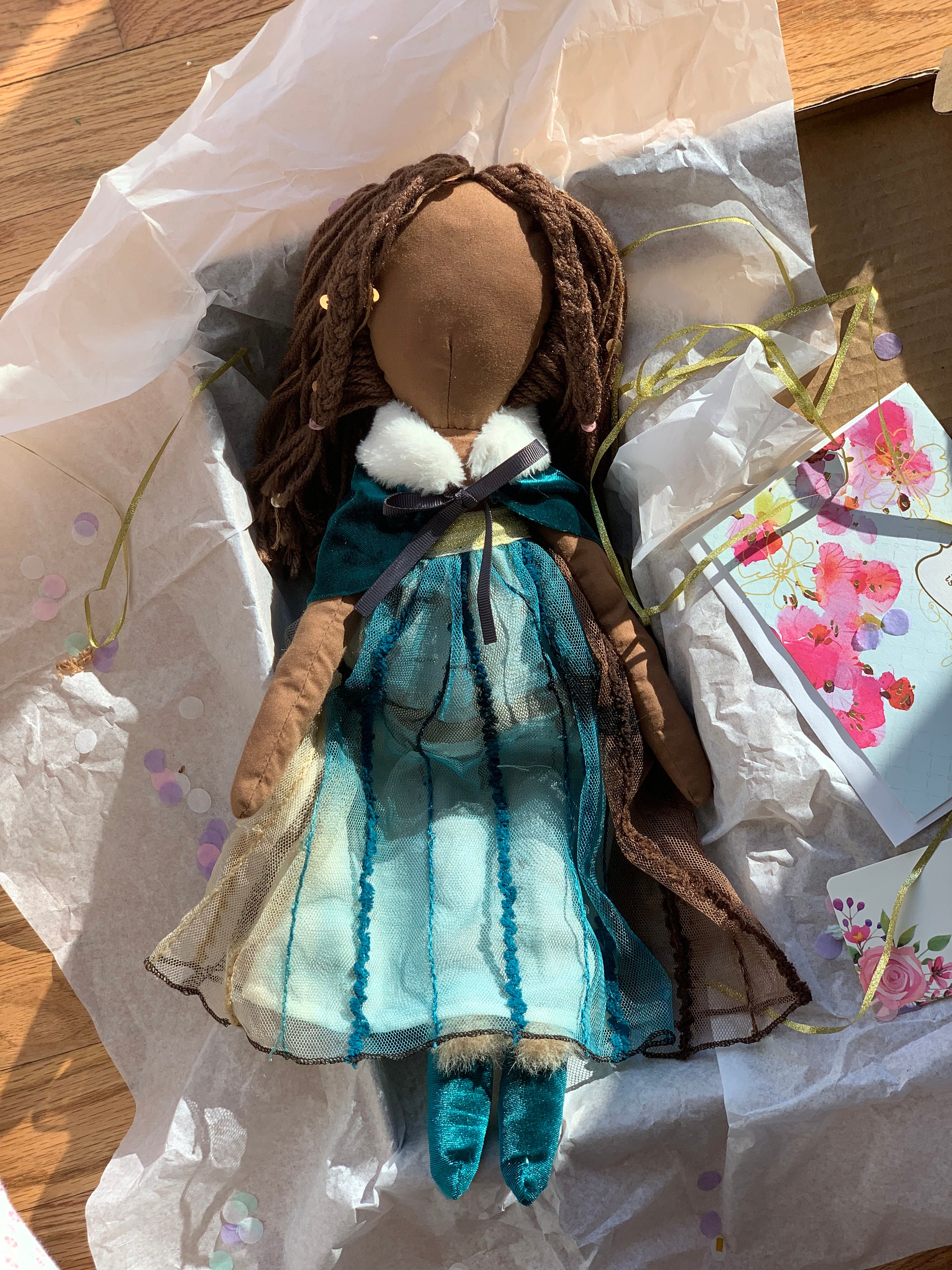 Fabric Soft Faceless Doll Islamic - Etsy