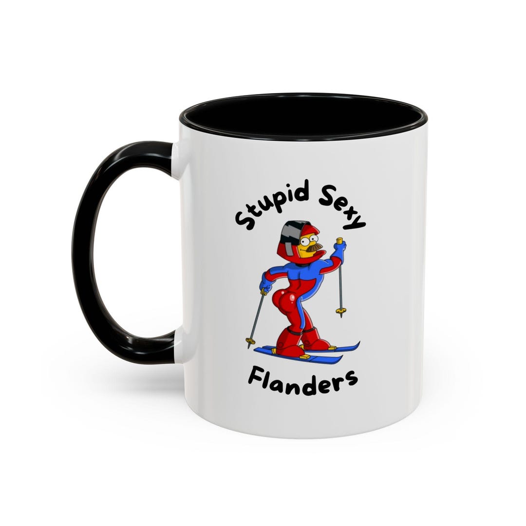 Stupid Sexy Flanders Coffee Mug - Simpsons - Printed Both Sides ...