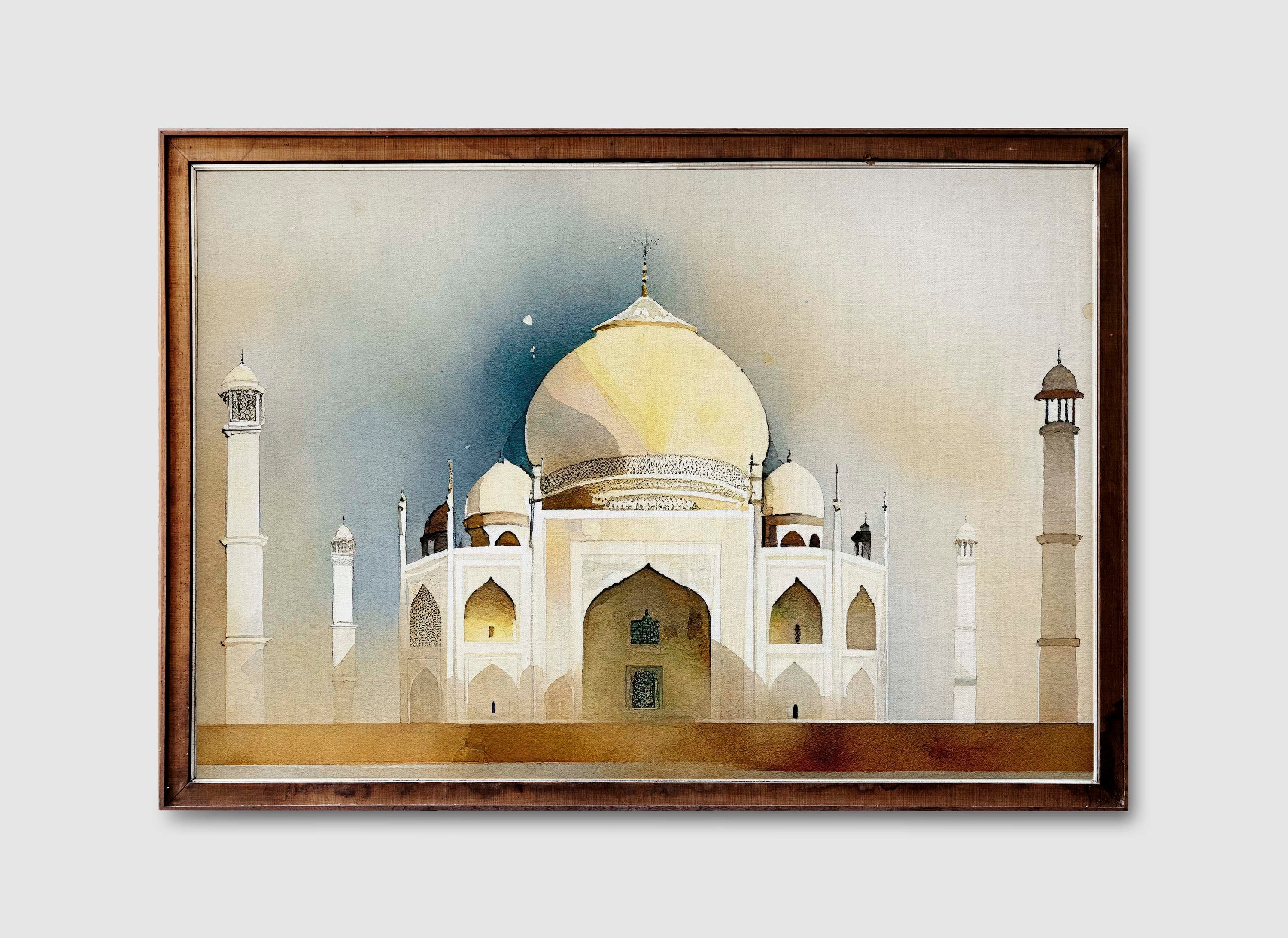 Taj Mahal Oil Painting