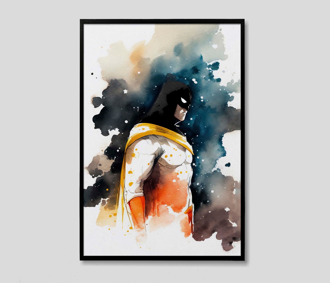 Space Ghost Watercolor Art Print, Space Ghost Painting, Space Ghost ...