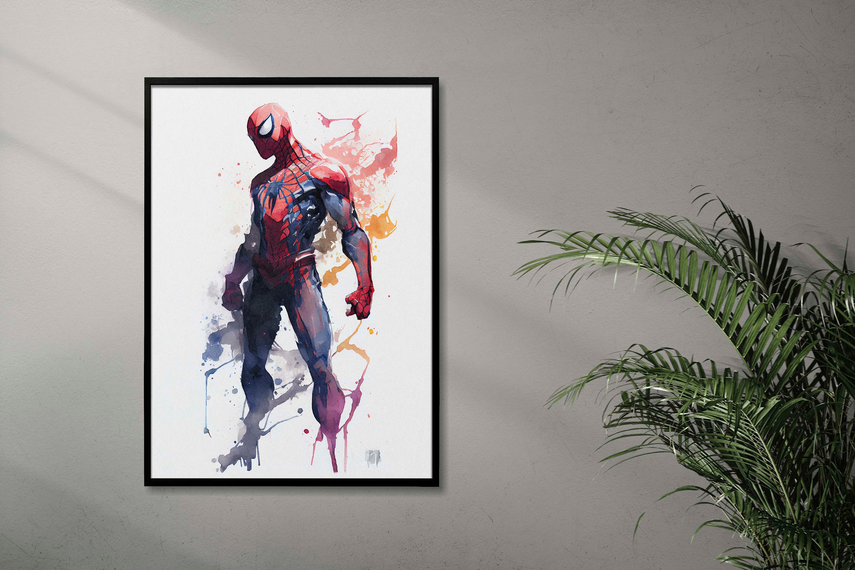 Avengers Spider-man Marvel Watercolor Art Print Spider-man - Etsy