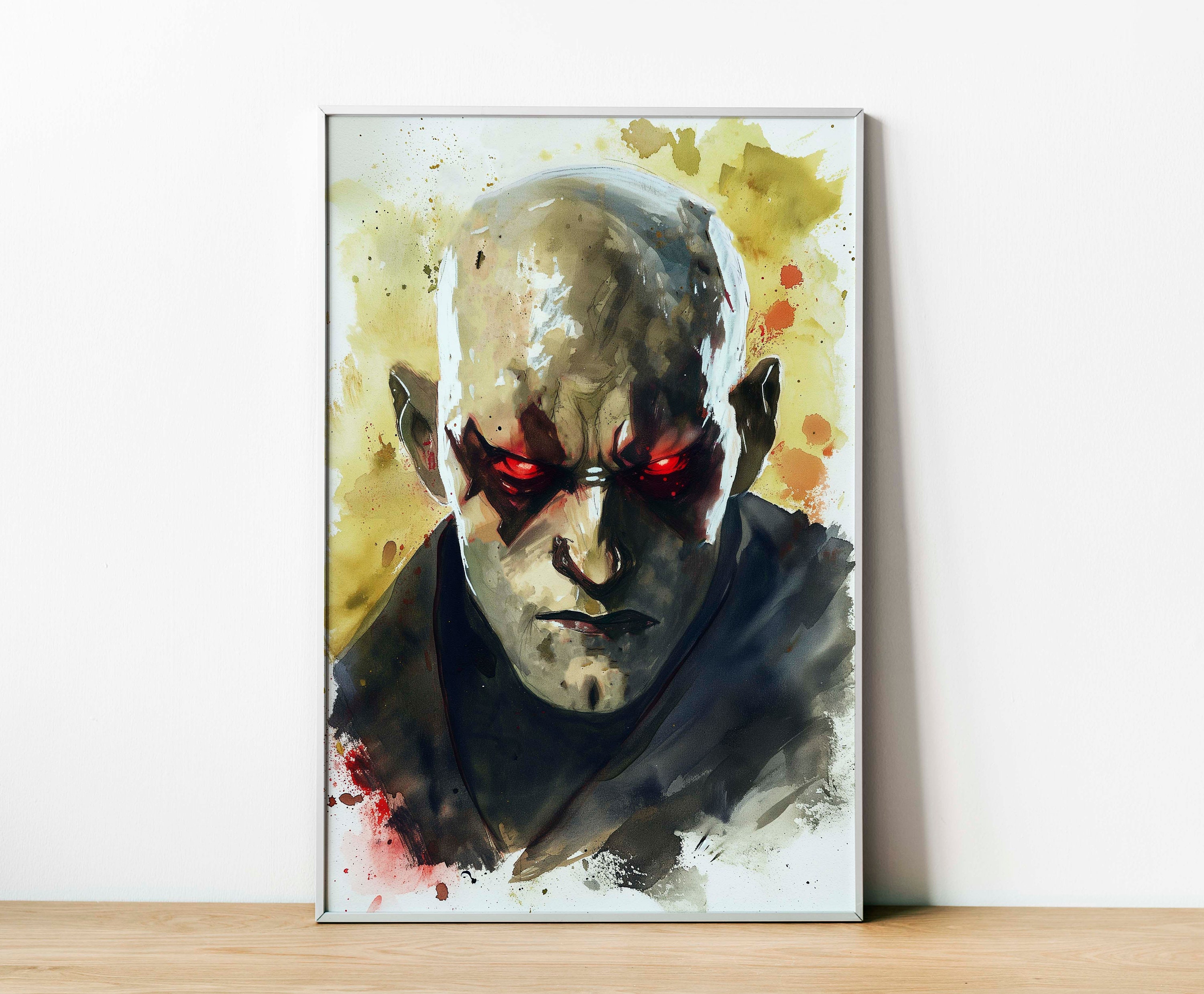 Sith Lord Darth Bane Star Wars Watercolor Painting, Darth Bane Star ...