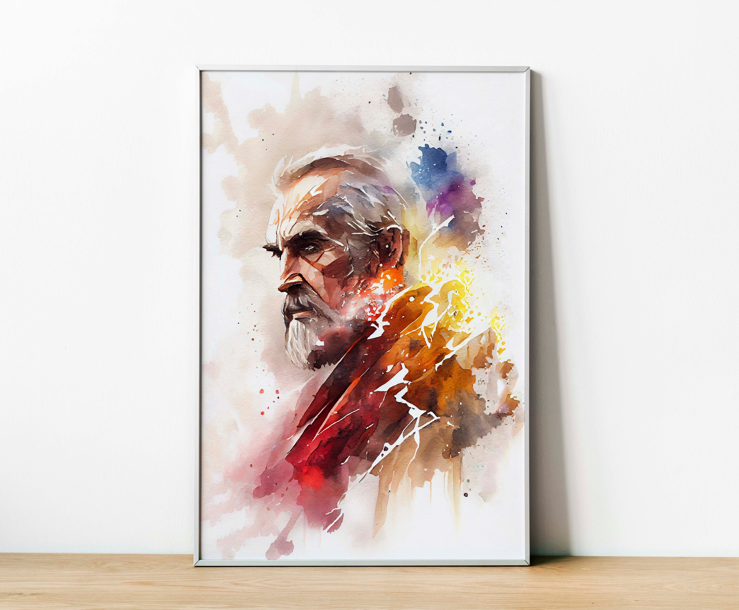 Count Dooku Star Wars Aquarell Art Print, Count Dooku Star Wars Malerei ...
