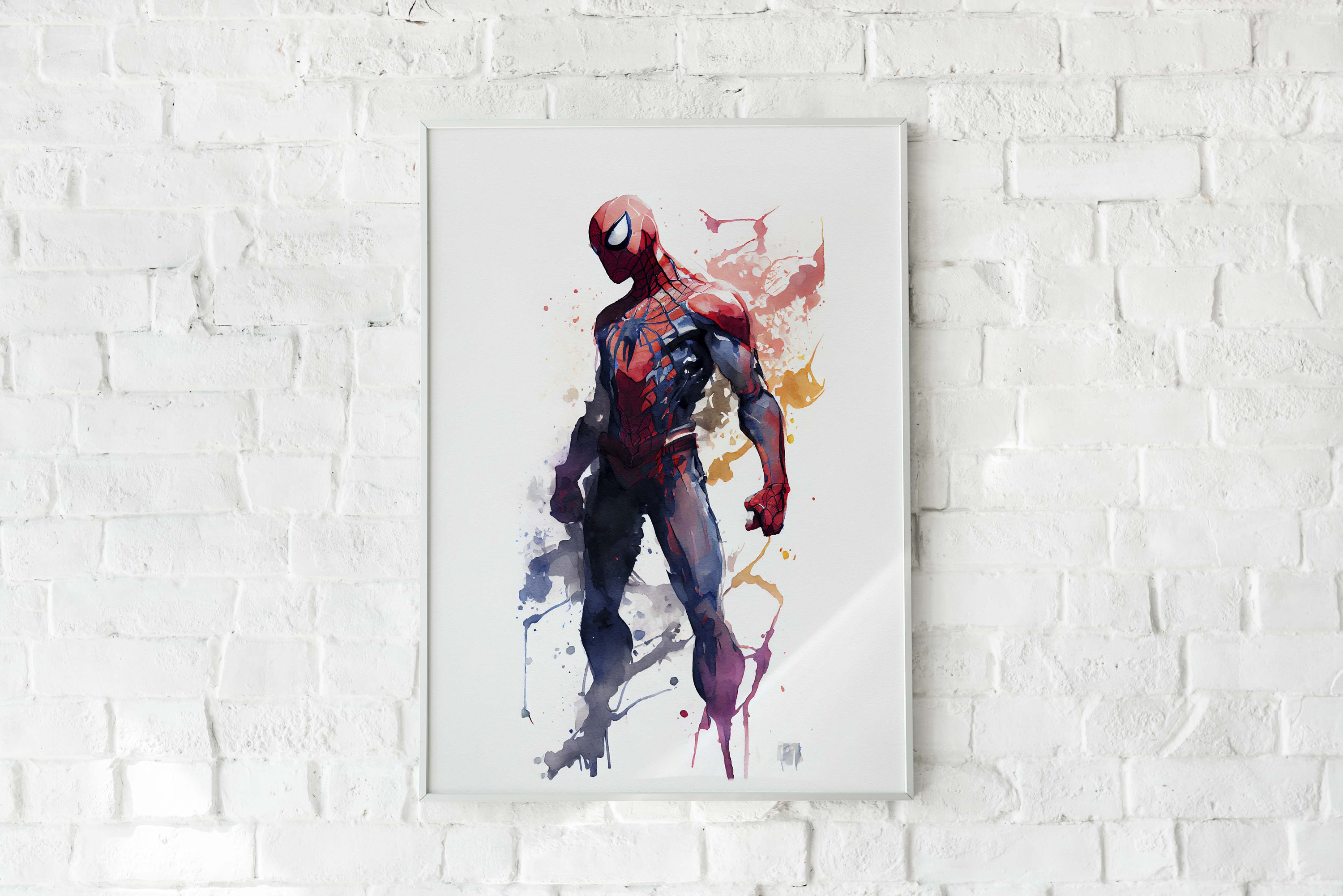 Avengers Spider-man Marvel Watercolor Art Print Spider-man - Etsy