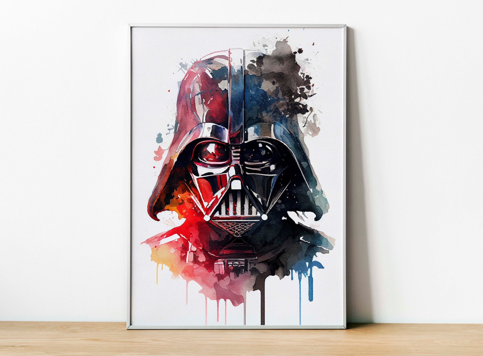 Darth Vader Star Wars Watercolor Art Print, Darth Vader Star Wars ...