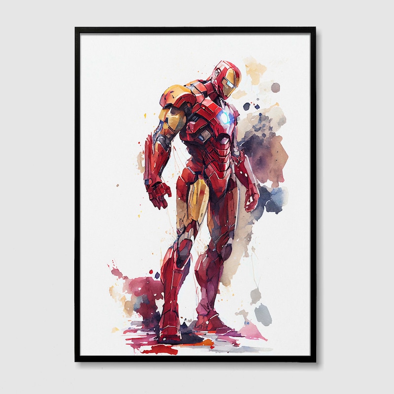 Iron Man Wall Art - Etsy