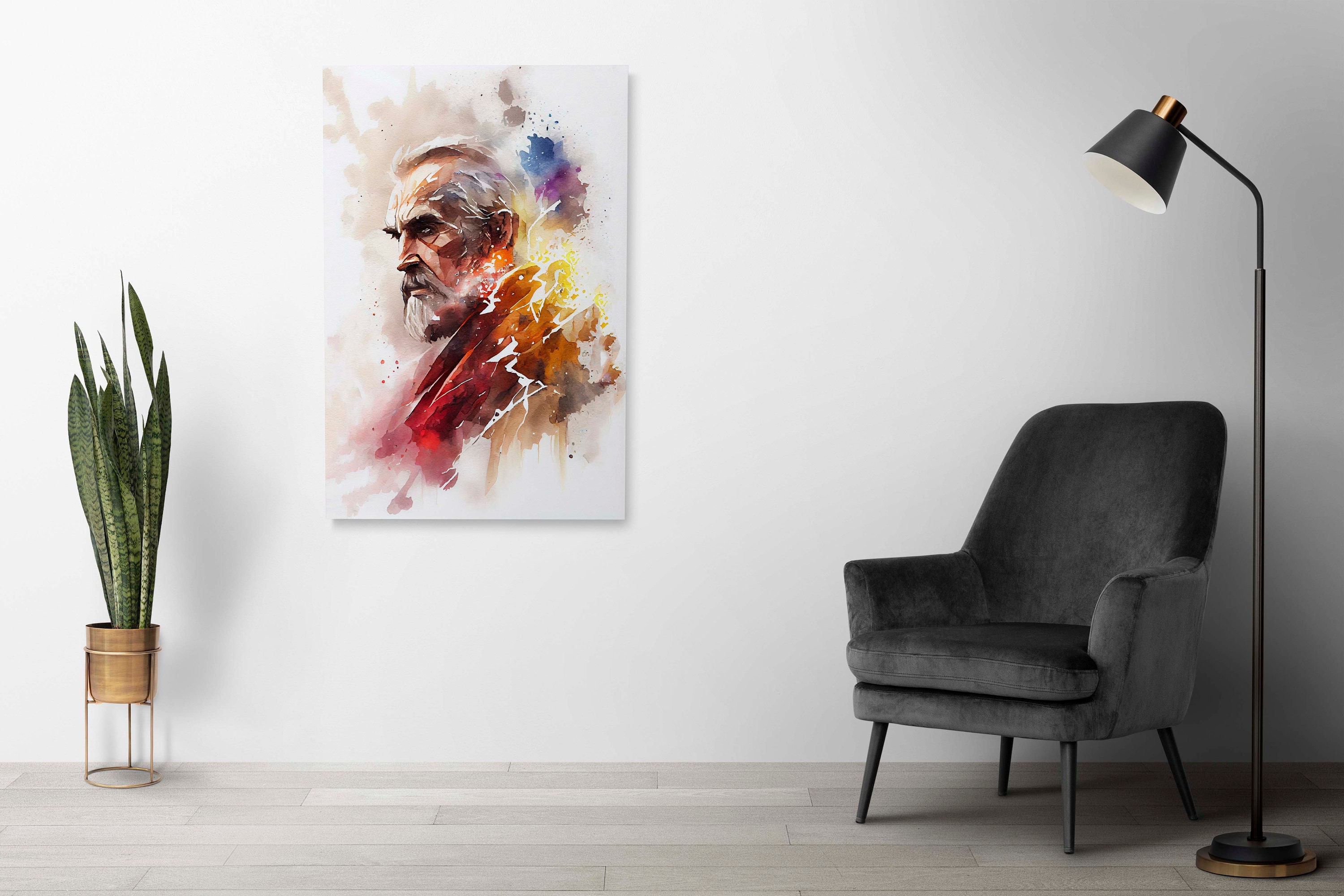 Count Dooku Star Wars Aquarell Art Print, Count Dooku Star Wars Malerei ...