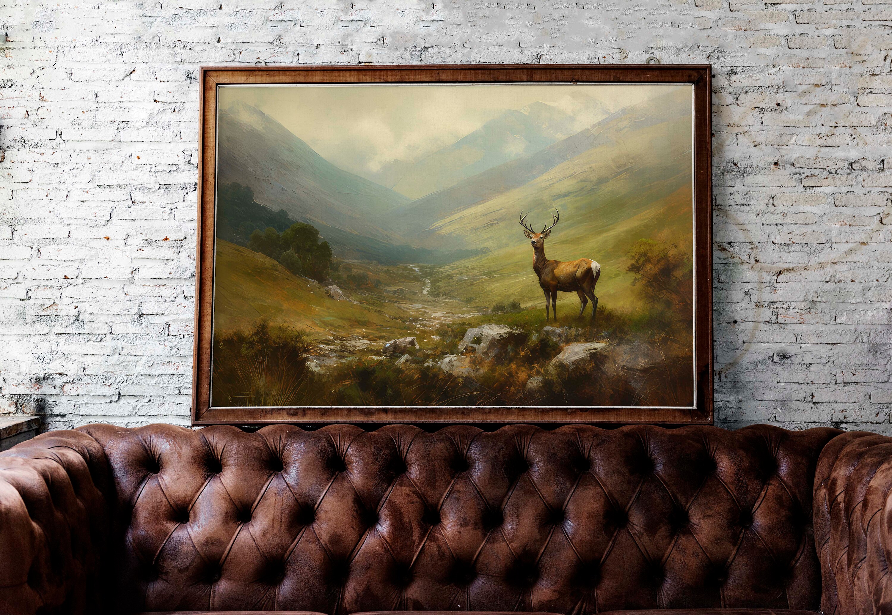 Vintage Landscape Painting of Scotland Scotland Water Color - Etsy