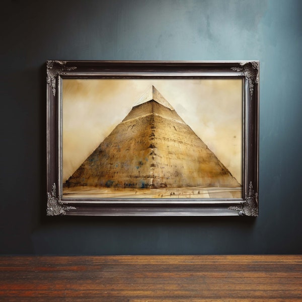 Pyramid Painting - Etsy