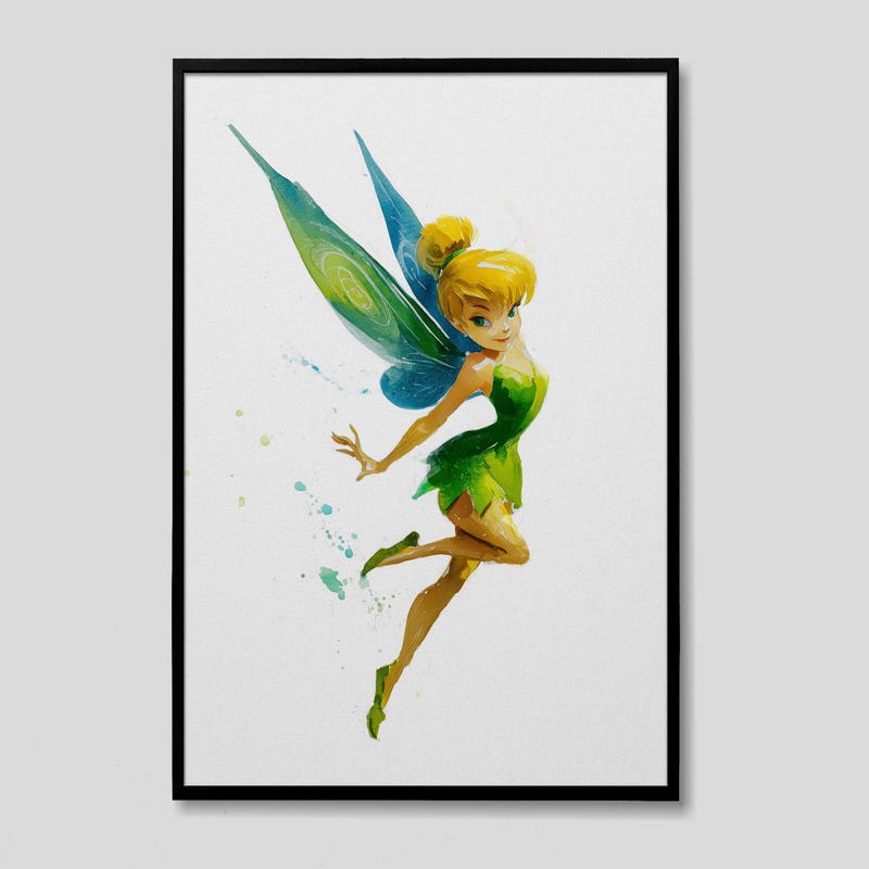 Tinker Bell Painting - Etsy