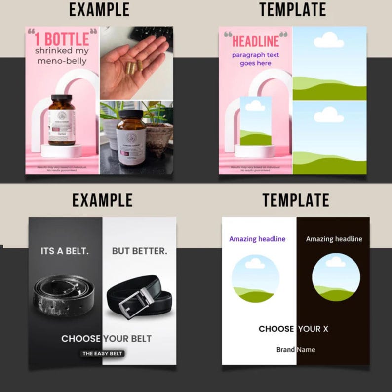600+ Canva Ad Templates: Social Media Kit (digital Download) Free Bonus ...