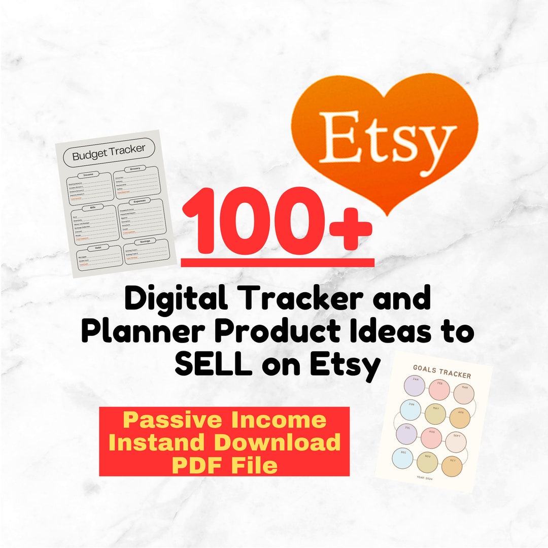 100 Digital Tracker and Planner Products Ideas That Sell for Passive ...