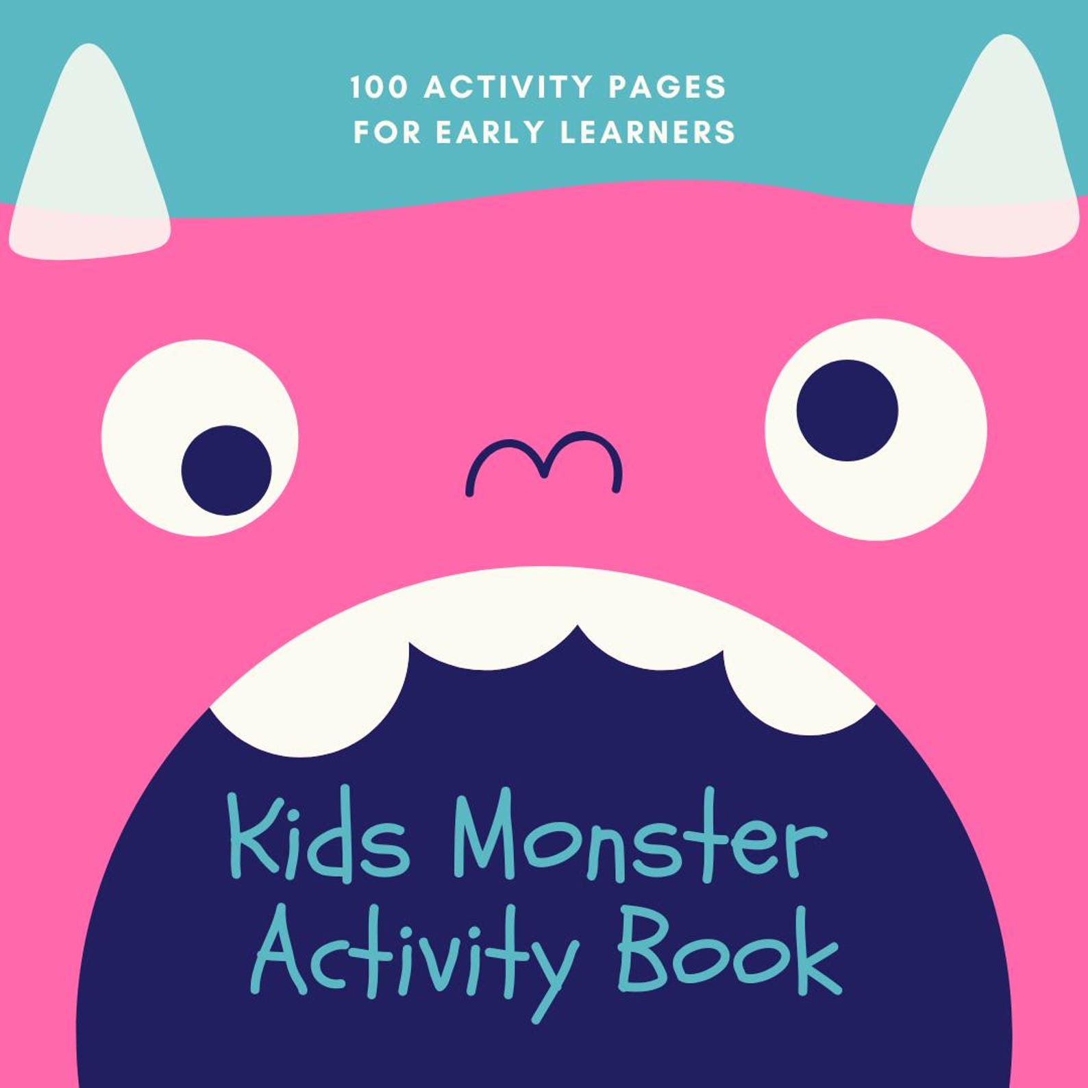 100 Cute Monster Printable Activity Pages for Kids & Toddlers, Easy ...