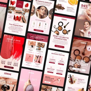 Ultimate Email Package: 300 High-converting Email Canva Templates ...