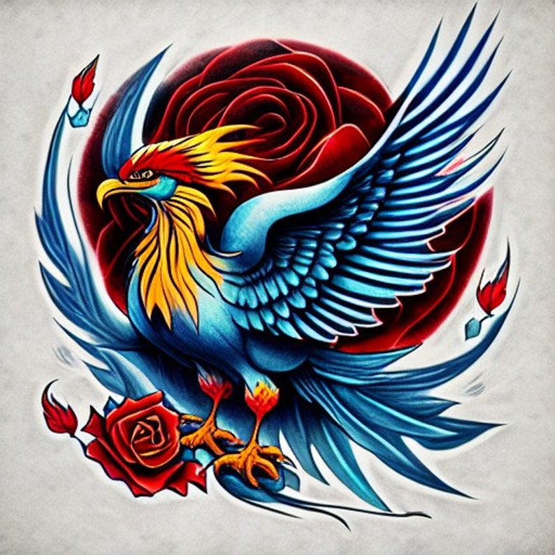 Rose Tattoo Designs: 300 Designs to Inspire Your Next Tattoo - Etsy