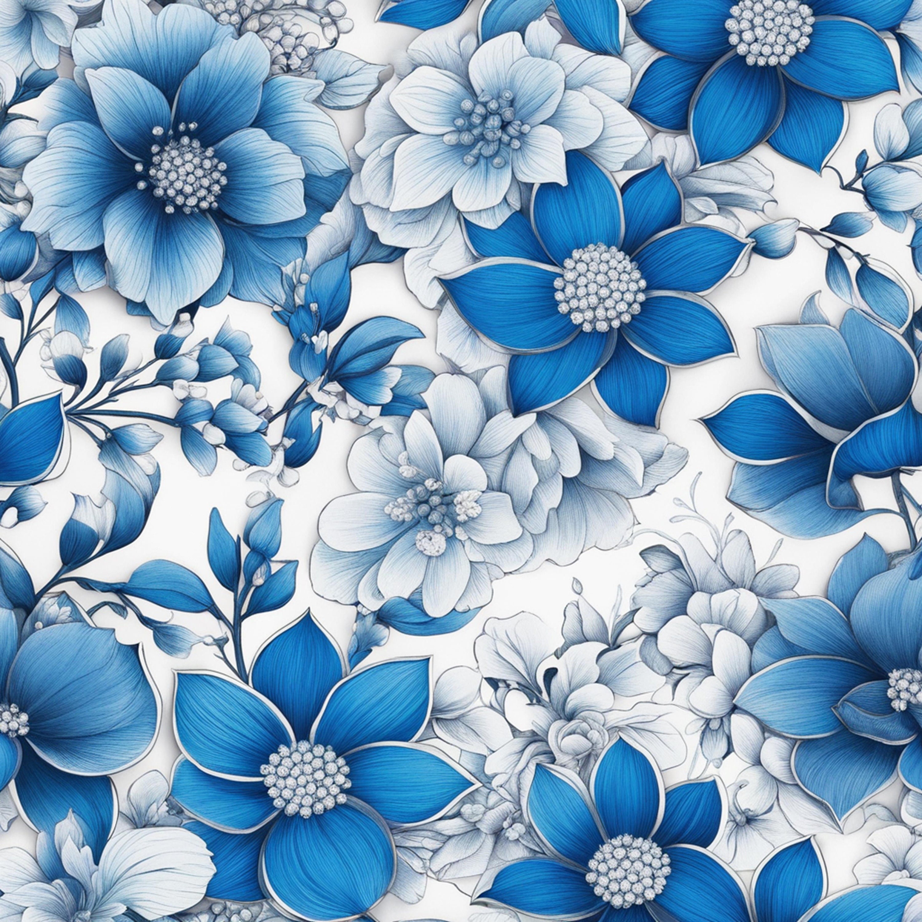 MEGA BUNDLE 111 Digital Flower Patterns and Collage Sheets Blossom Your ...