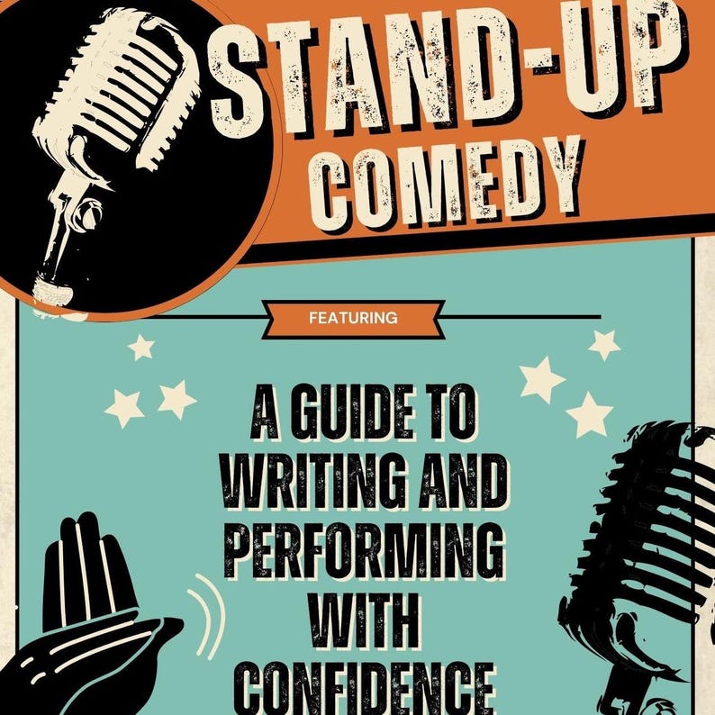 Stand-up Comedy: A Guide to Writing and Performing With Confidence - Etsy