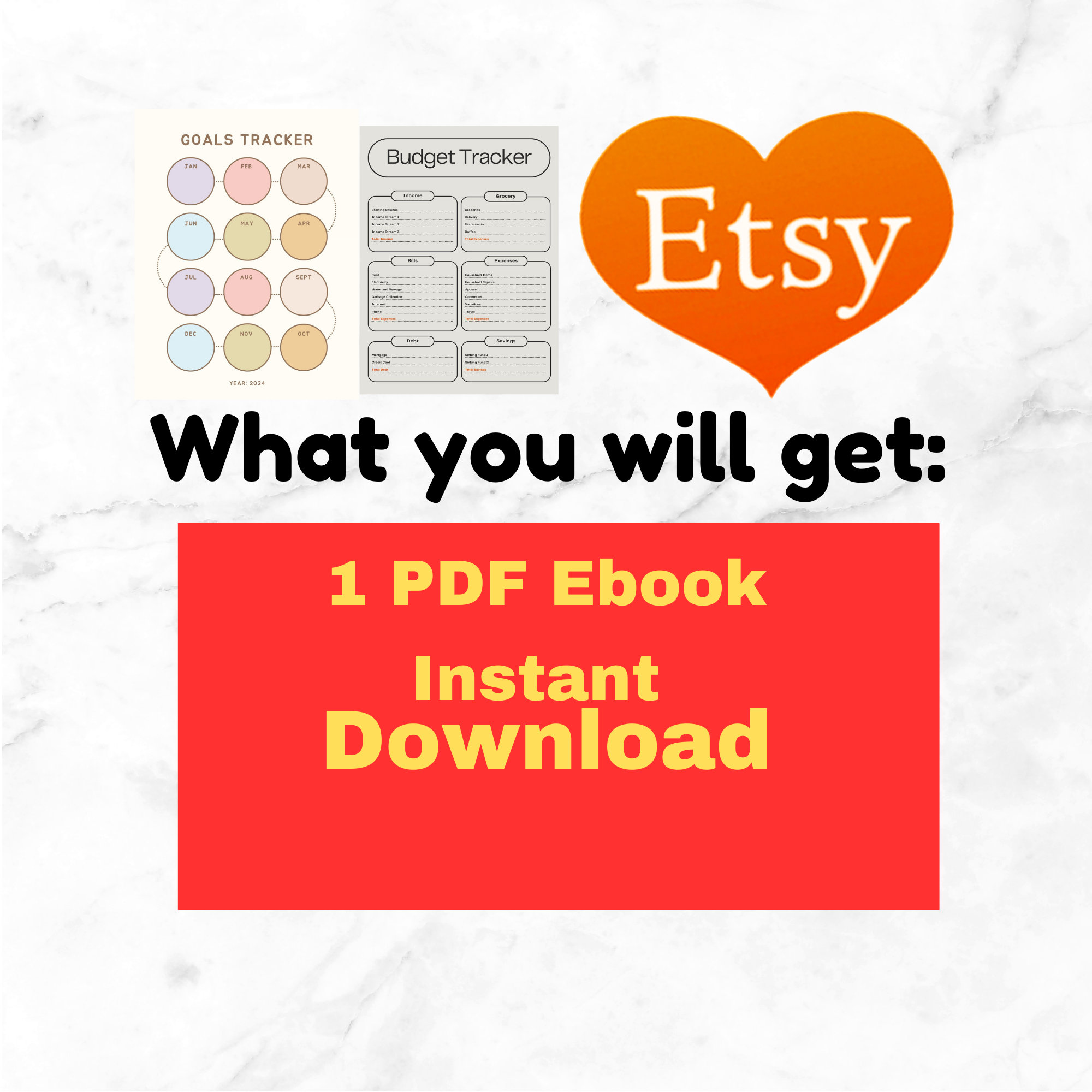 100 Digital Tracker and Planner Products Ideas That Sell for Passive ...