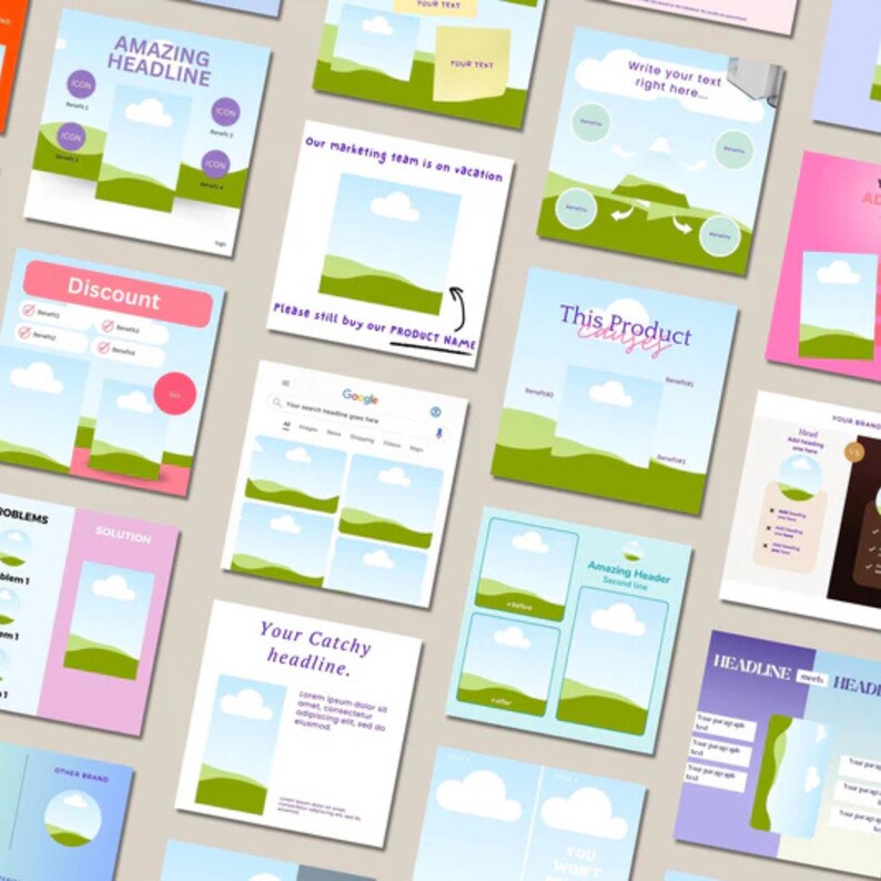 600+ Canva Ad Templates: Social Media Kit (digital Download) Free Bonus ...