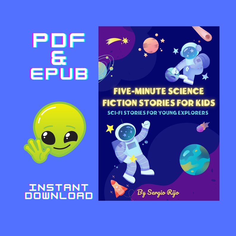 Five-minute Science Fiction Stories for Kids: Sci-fi Stories for Young ...