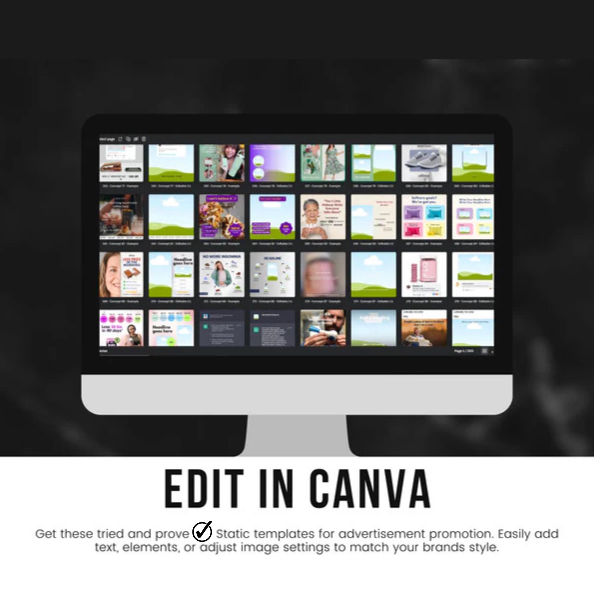 100+ High-converting Static Ads Canva Templates for Successful ...