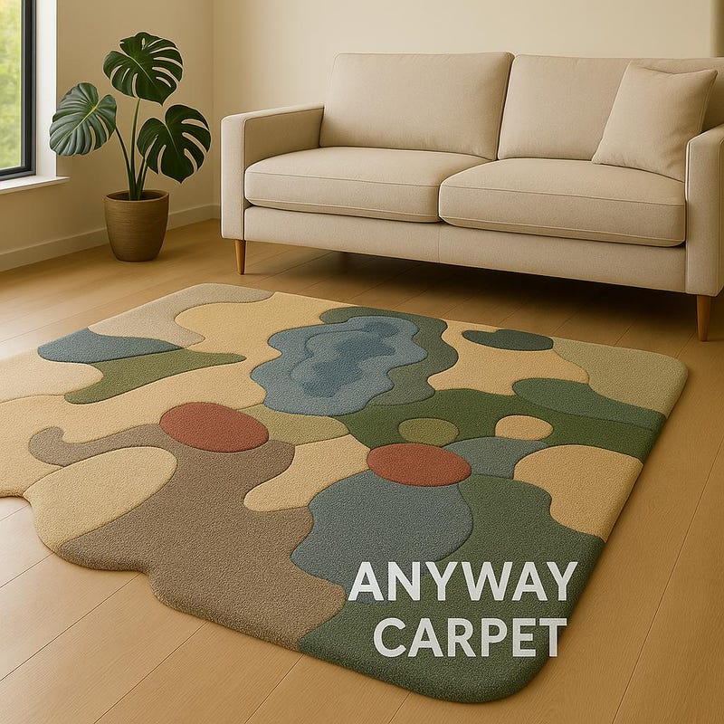 Blob Rug - Etsy