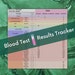 Blood Test Results Tracker Spreadsheet Starter - Etsy