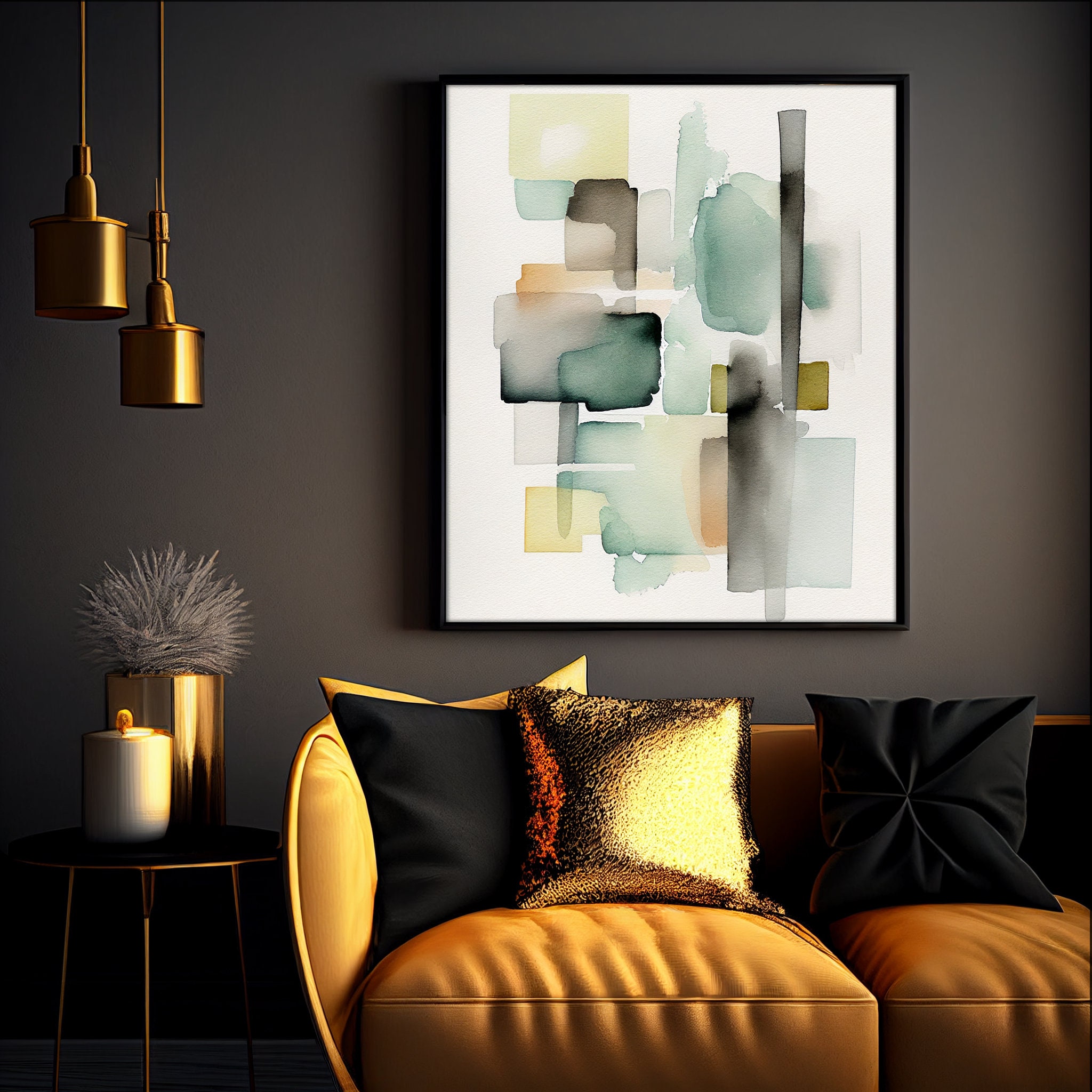 Printable Digital Download, Trending Art, Fashionable, Muted Colors ...