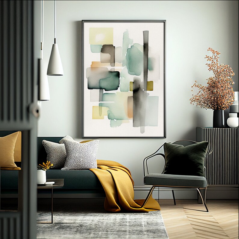 Printable Digital Download, Trending Art, Fashionable, Muted Colors ...