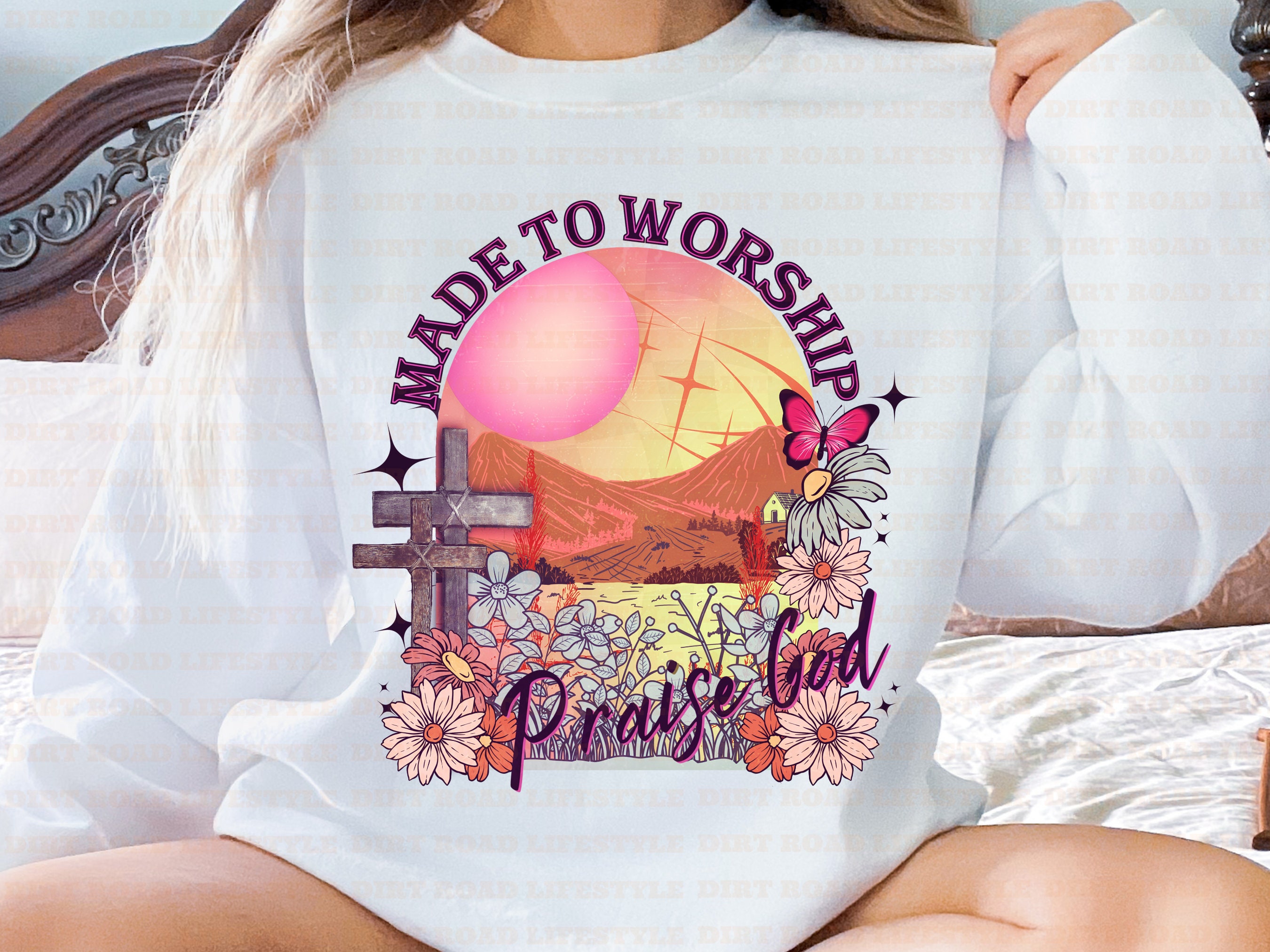 Made to Worship Sublimation Design, Digital PNG, Praise God Digital ...