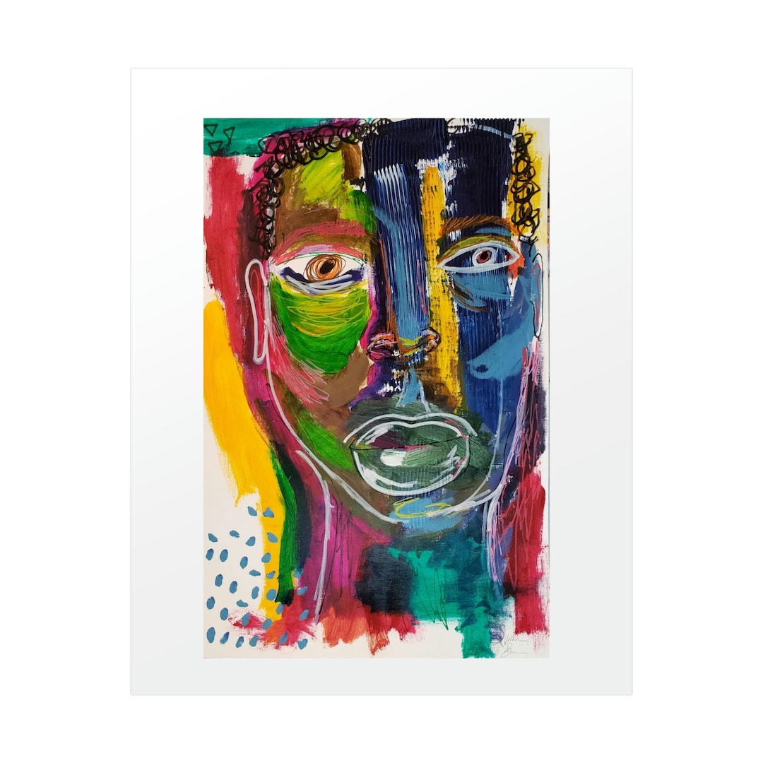 Colorful - Abstract Art - Mixed Media - Digital Print - African ...