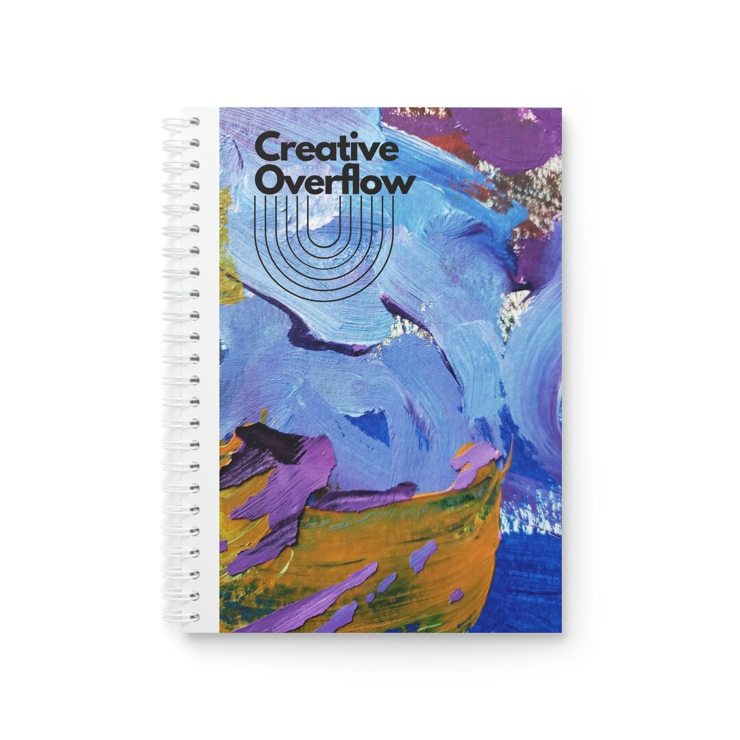 Creative Overflow - Spiral Notebook - Etsy