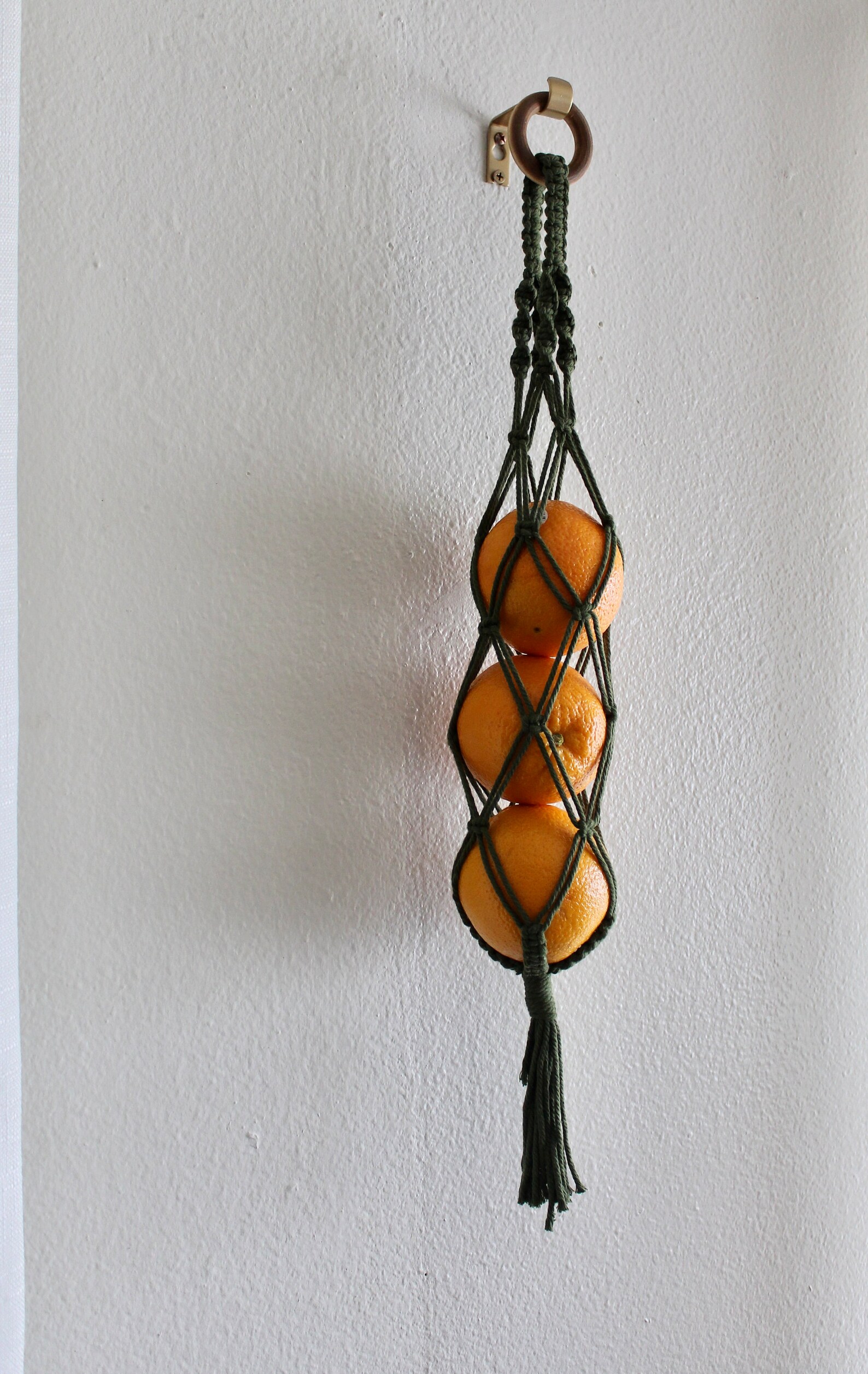 Produce Hanger | Macrame Hanger | Kitchen Storage | Proceed Storage - Etsy