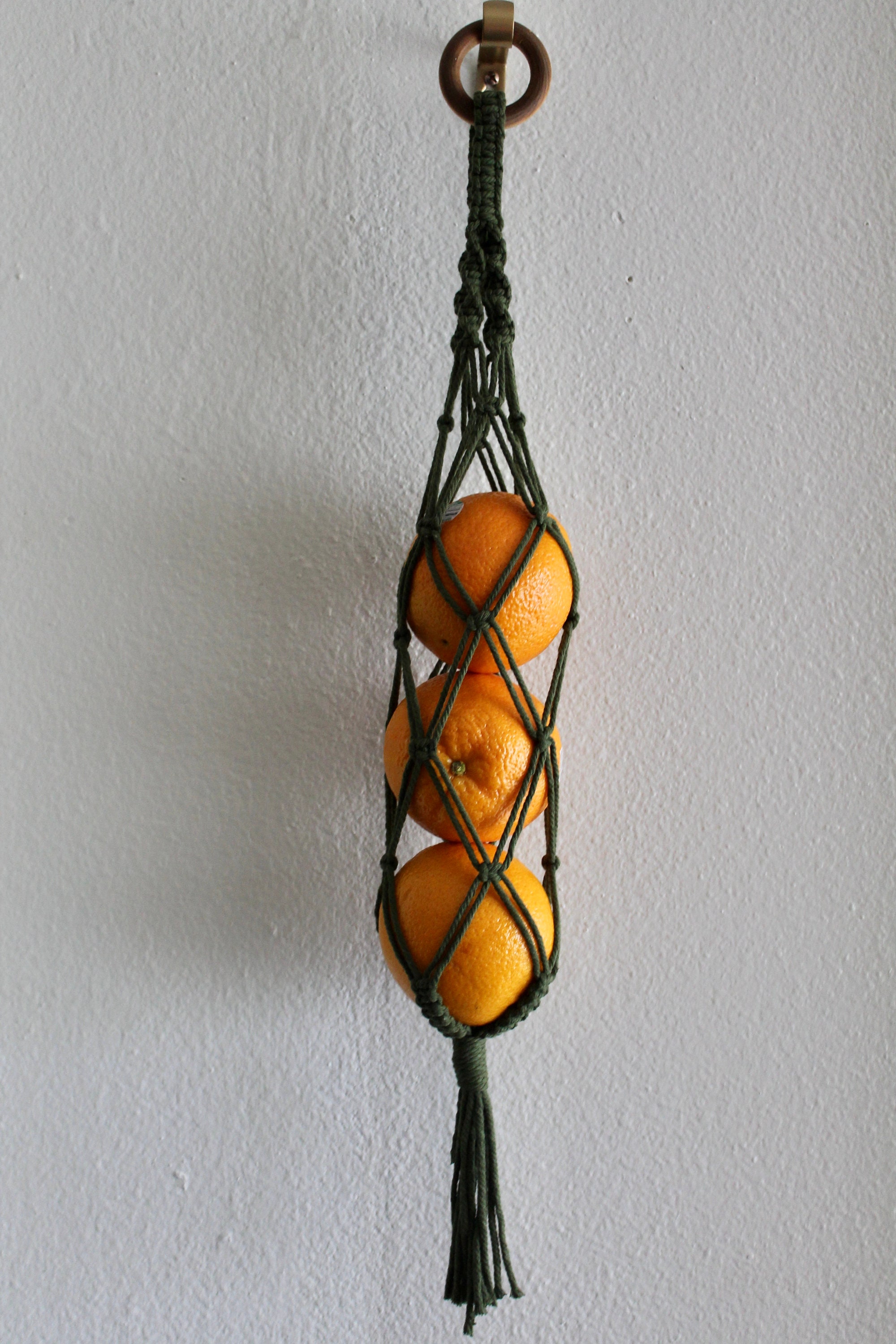 Produce Hanger | Macrame Hanger | Kitchen Storage | Proceed Storage - Etsy