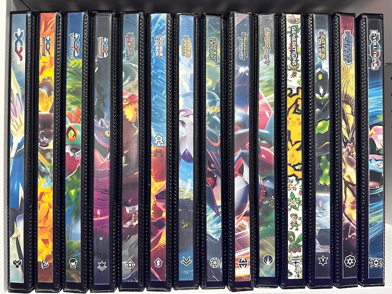 XY Evolutions Pokémon Binder W/exact Number of Pages for Sets ...