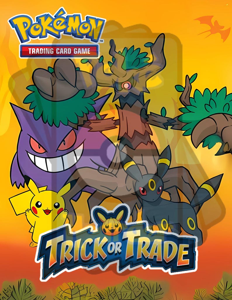 Trick or Trade/pokeween Pokémon Binder W/exact Number of Pages for Sets ...