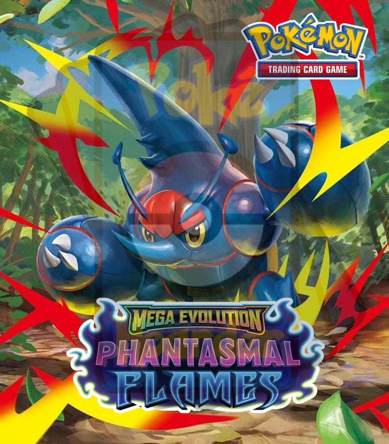 Phantasmal Flames Pokémon Binder W/exact Pages, Laminated Cover/spine ...