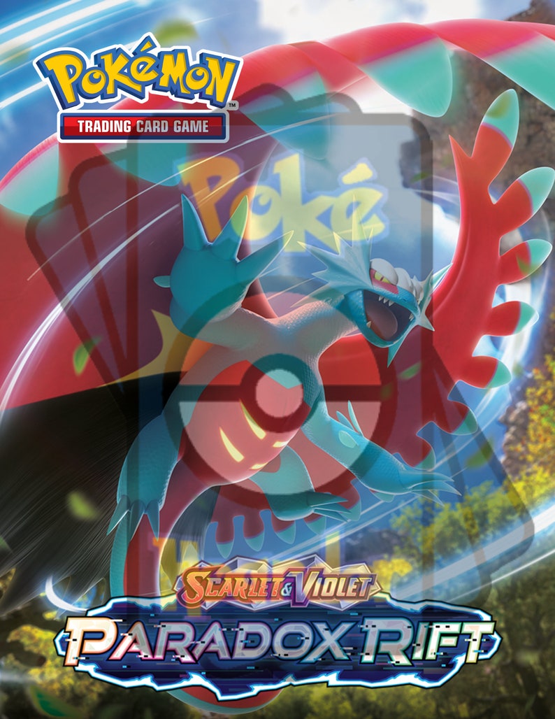 Scarlet & Violet Paradox Rift Front Binder Covers and Spines Bundle ...