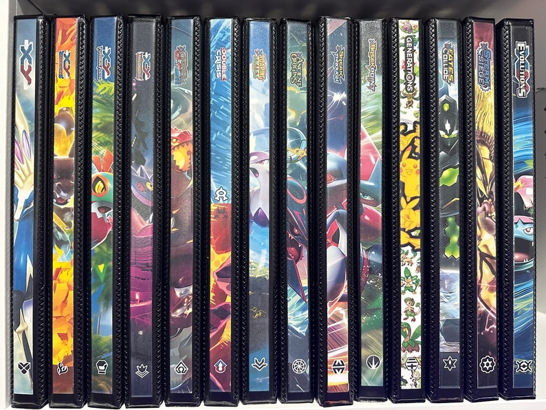 XY Roaring Skies Pokémon Binder W/exact Number of Pages for Sets ...